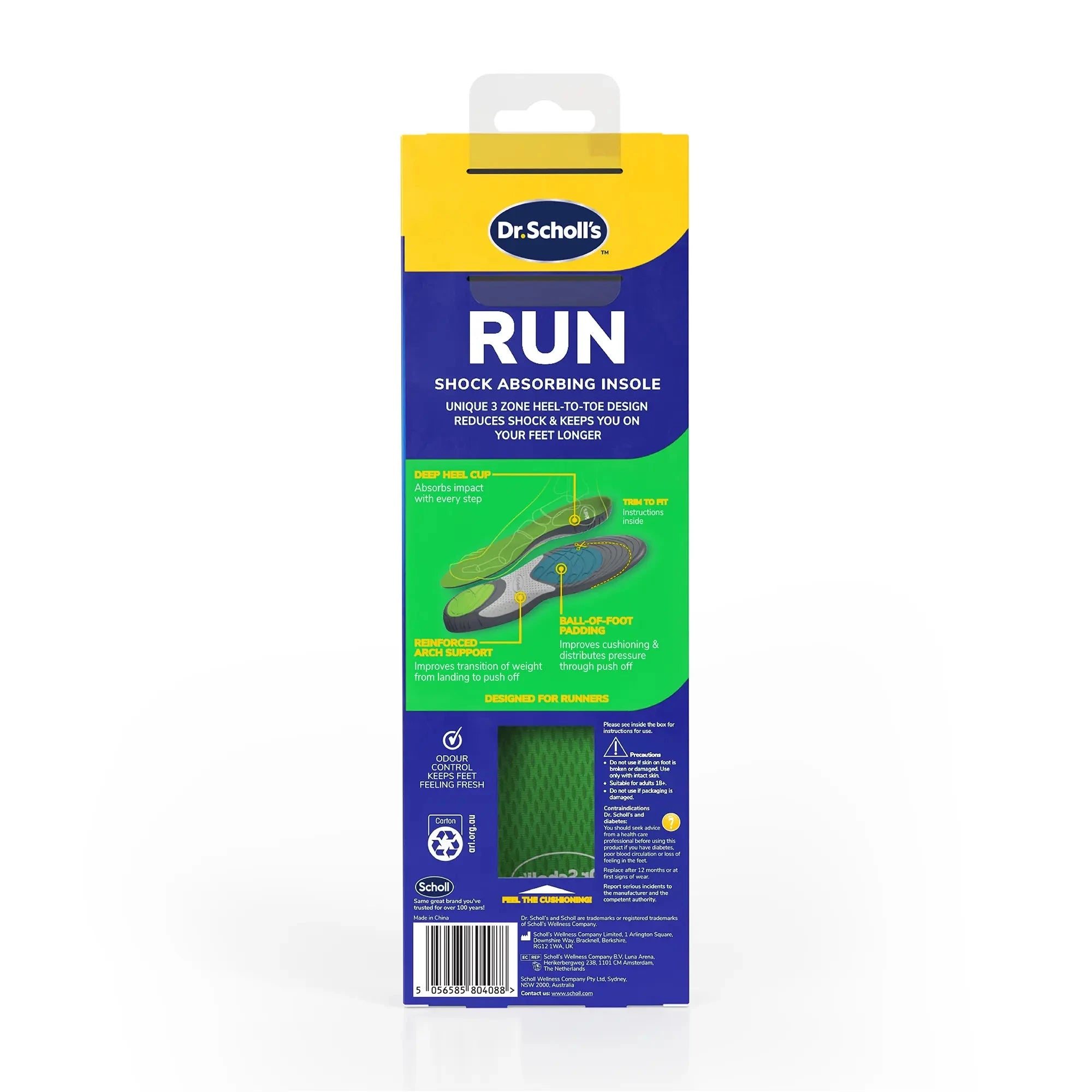Run Shock Absorbing Insoles - Small – Scholl UK